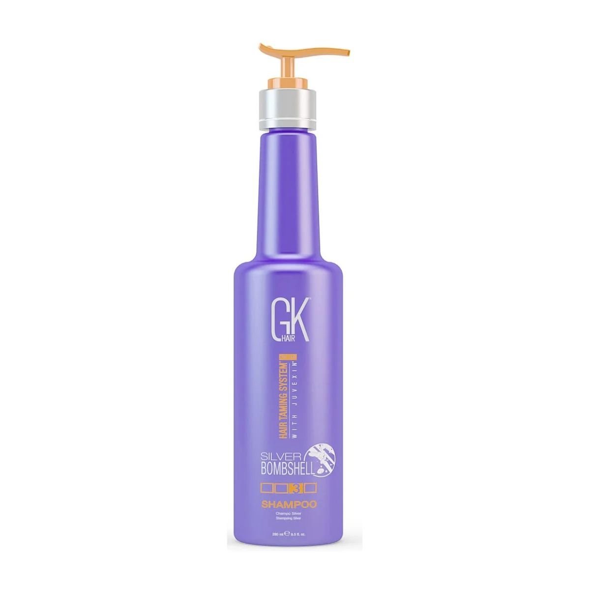 GK Global Keratin Silver Shampoo Bombshell - 280ml | Bloom Pharmacy