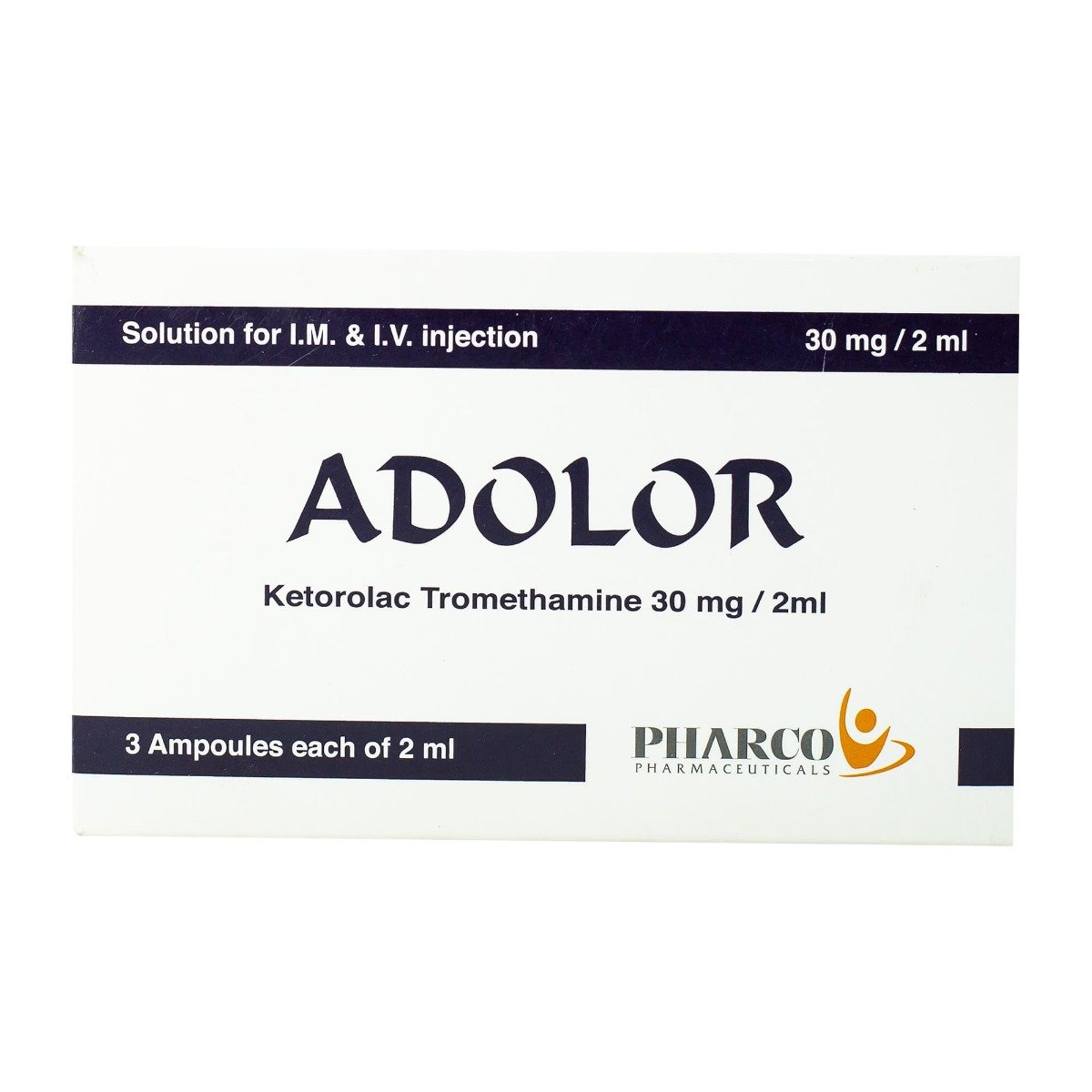 adolor 30 mg/2 ml - 3 ampoules | صيدلية بلوم