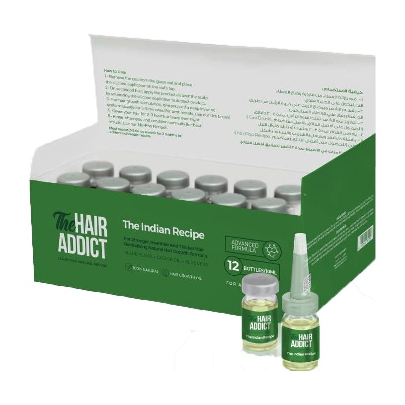The Hair Addict The Indian Recipe 10ml | Bloom Pharmacy